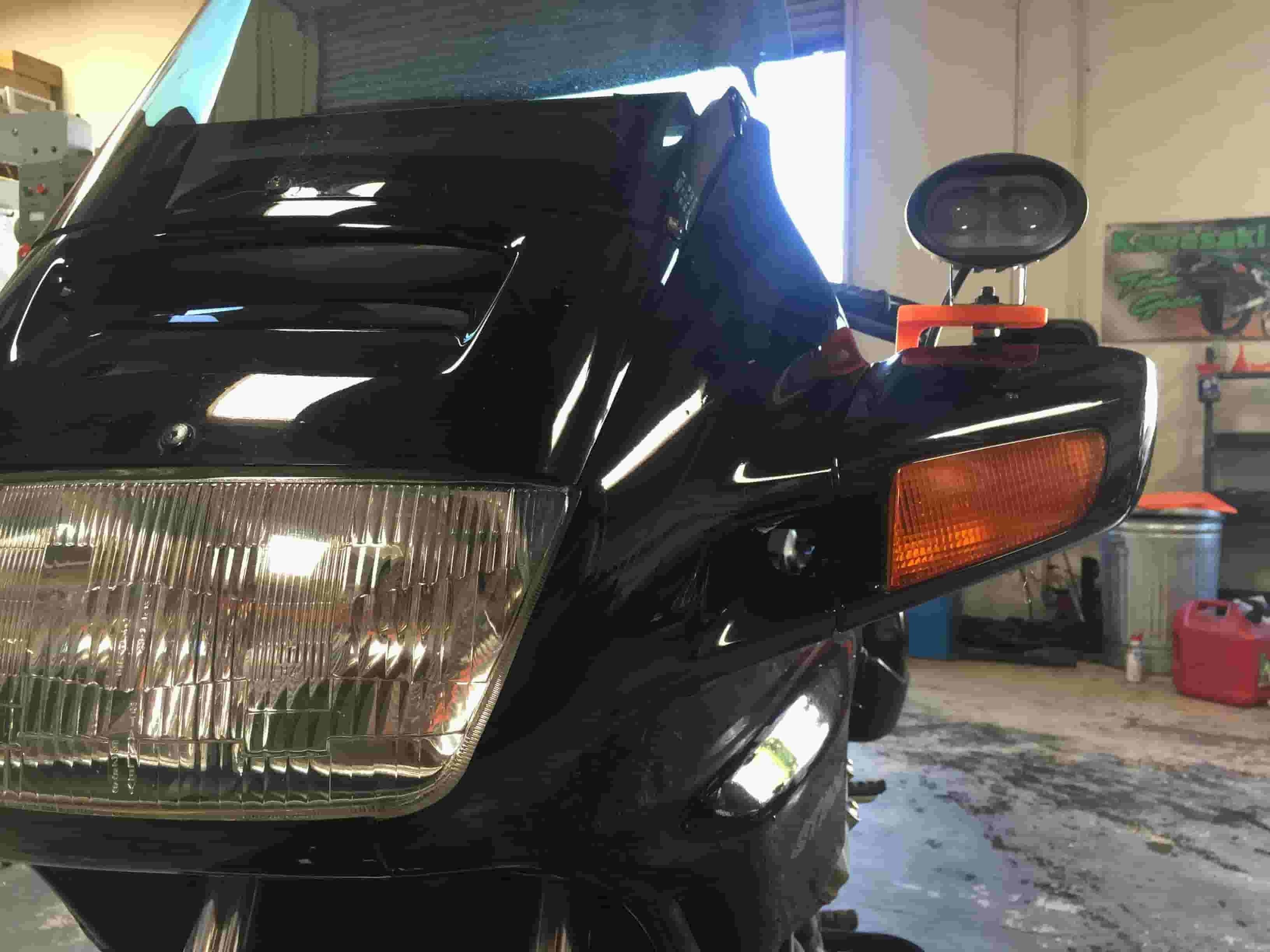 ST1100 Over Mirror Auxiliary Light Bracket - AUXILIARY BRACKETS & DASH ...