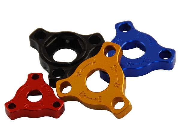 14mm HEX PRE-LOAD ADJUSTER RED SUZ GSXR1000 03-06