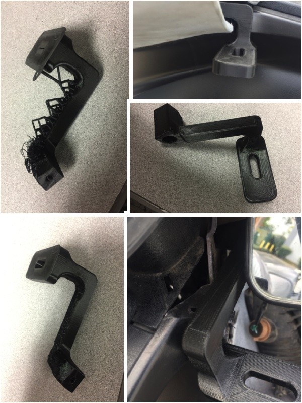 ST1300 Under Mirror Auxiliary Bracket - AUXILIARY BRACKETS & DASH SHELF ...